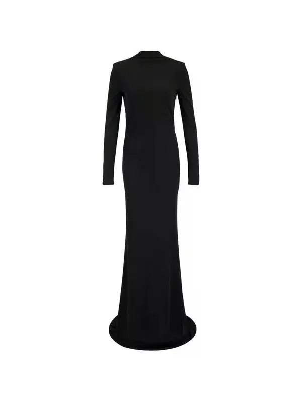 TOM FORD Open-back Crepe-jersey Maxi Dress - Black