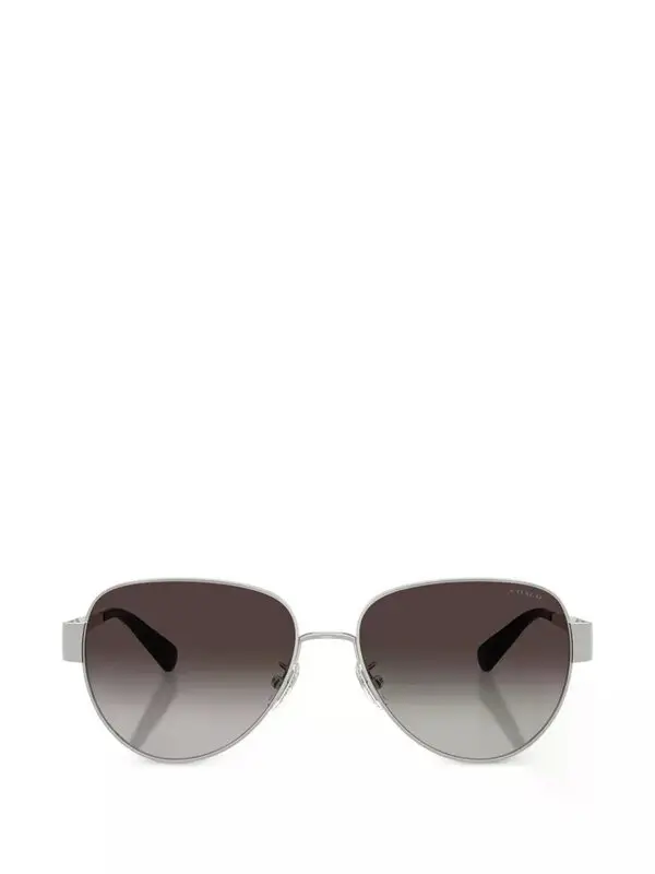 COACH Pilot Frame Sunglasses - Silver