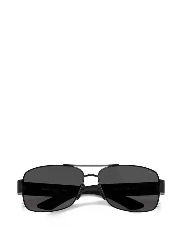 Prada Double Bridge Rectangle-frame Sunglasses