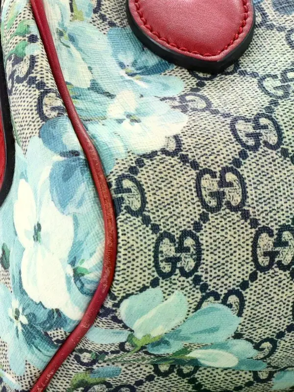 Gucci Blooms Print Gg Coated Canvas Convertible Nano Shoulder Bag - Multicolour