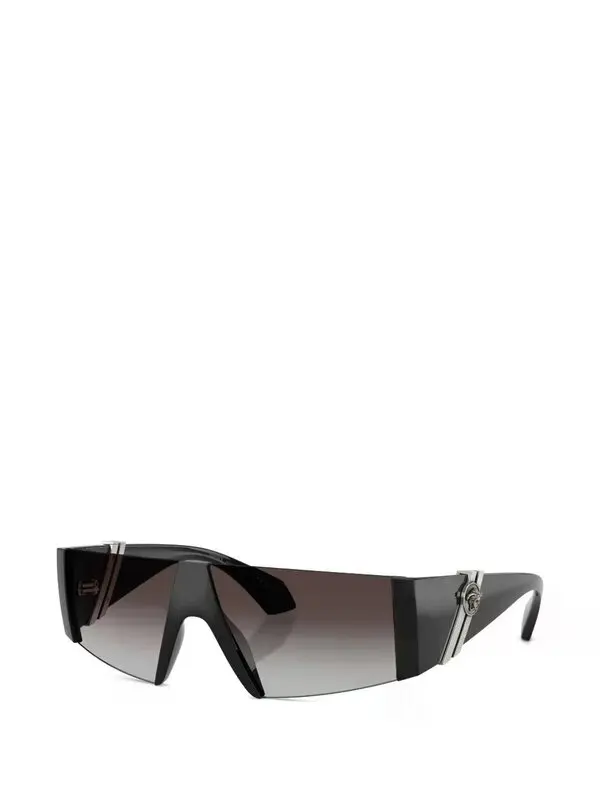 Versace Rectangle Frame Sunglasses - Black