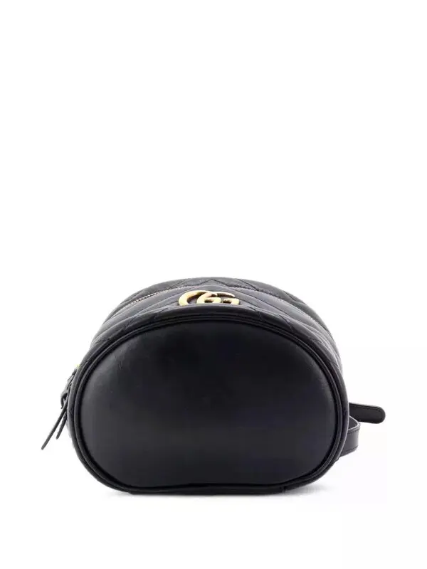 Gucci Gg Marmont Vanity Matelassé Leather Mini Backpack