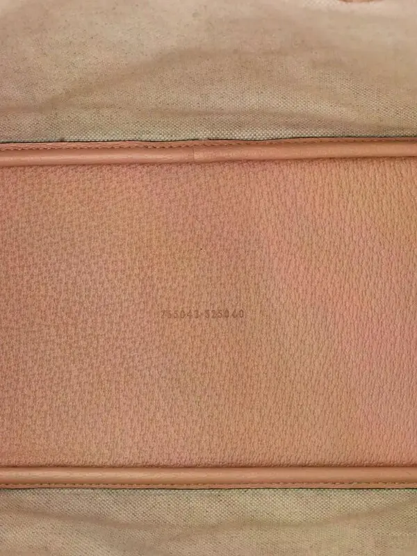 Gucci Ophidia Top Handle Tote Coated Canvas With Leather Small Satchel - Pink