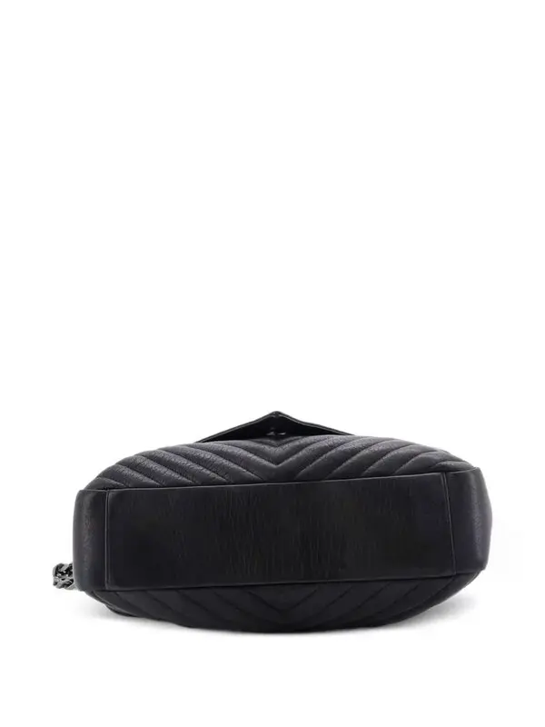 Saint Laurent Matelassé Chevron Leather Large Shoulder Bag
