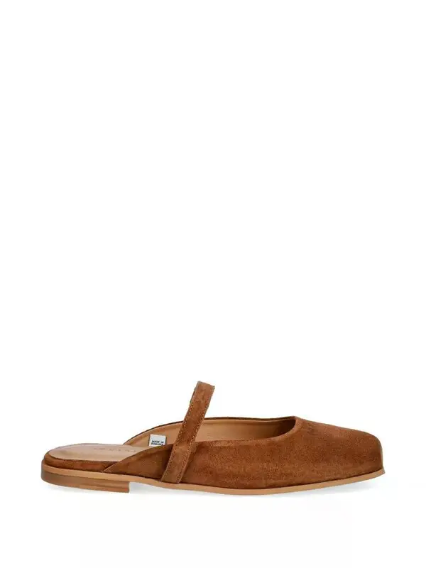 Inuikii Suede Ballet Flats - Brown