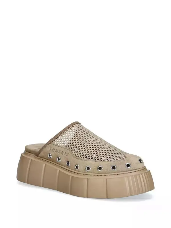 Inuikii Matilda Eyelet-embellished Mules