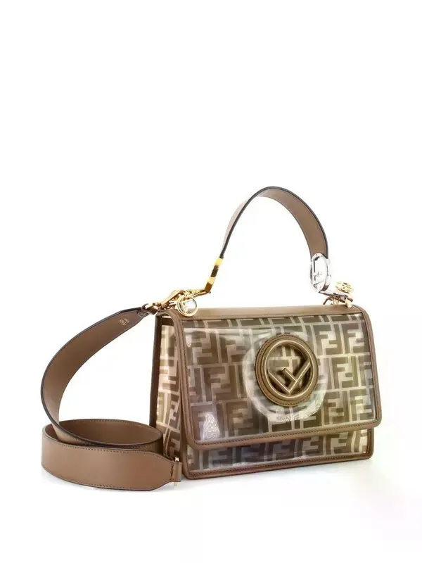 Fendi Kan I Shoulder Bag Zucca Medium Satchel
