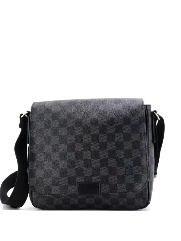 LOUIS VUITTON Damier Graphite Pm Messenger Bag - Black
