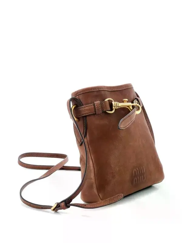 Miu Miu Aventure Pouch Leather Mini Shoulder Bag