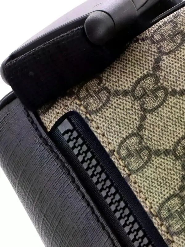Gucci Gg Coated Canvas Medium Belt Bag - Black