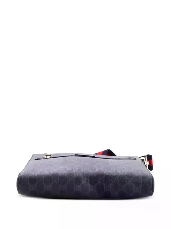 Gucci Gg Coated Canvas Messenger Bag