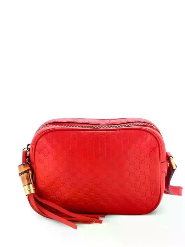 Gucci Sunshine Disco Microssima Leather Small Crossbody Bag