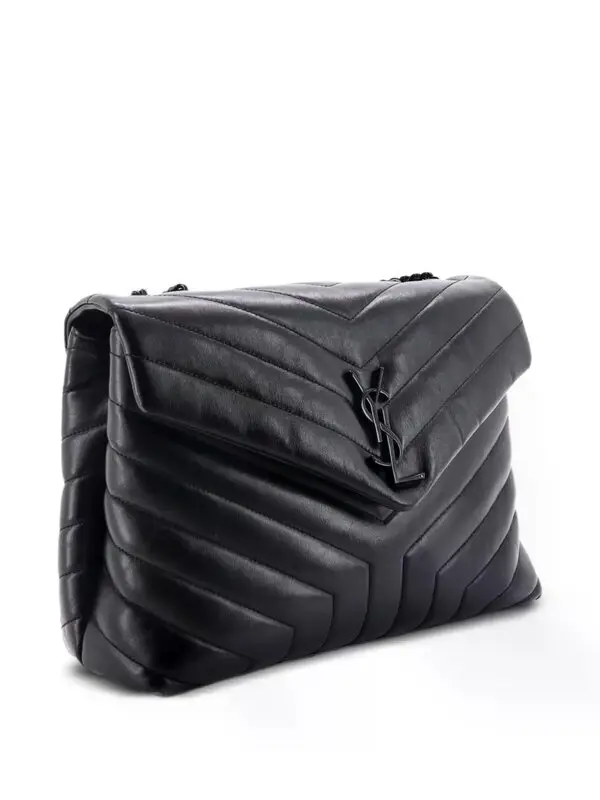 Saint Laurent Loulou Matelassé Chevron Leather Medium Shoulder Bag