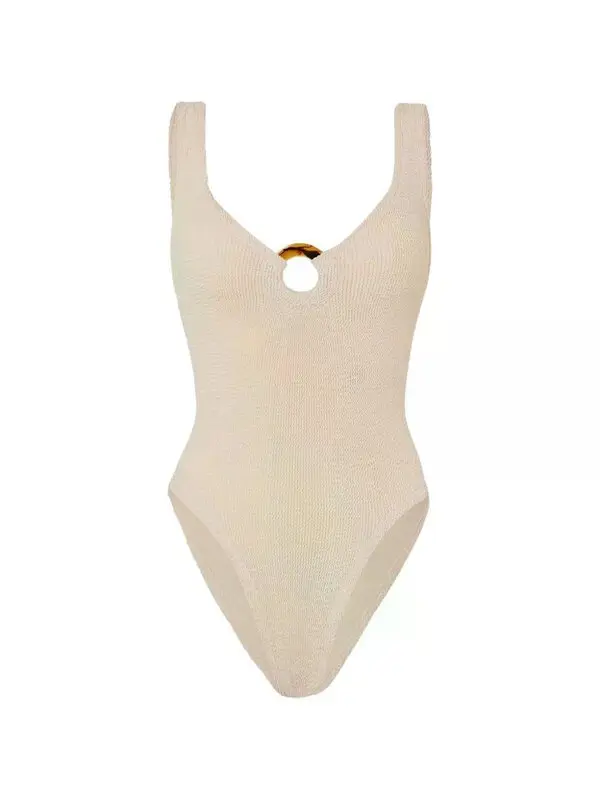Hunza G Celine Ring-detail Swimsuit