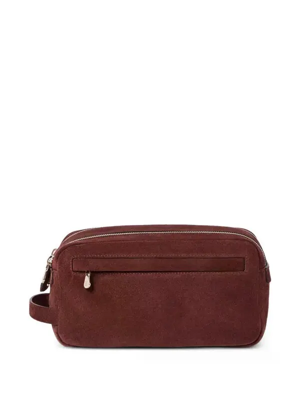 Brunello Cucinelli Suede Beauty Case