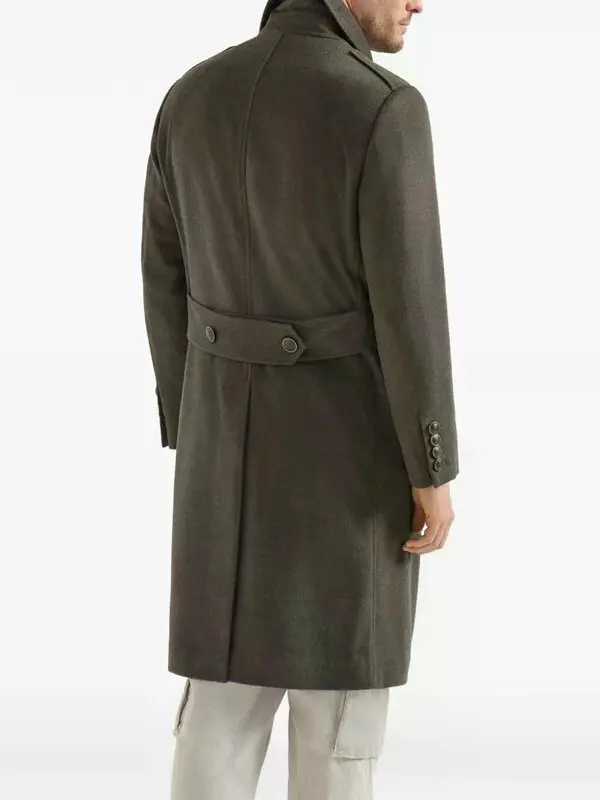 Brunello Cucinelli Virgin Wool Double-breasted Coat