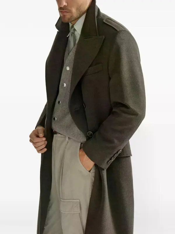 Brunello Cucinelli Virgin Wool Double-breasted Coat