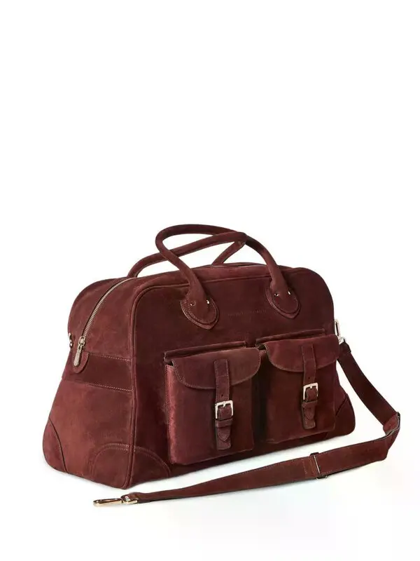 Brunello Cucinelli Suede Weekender Bag