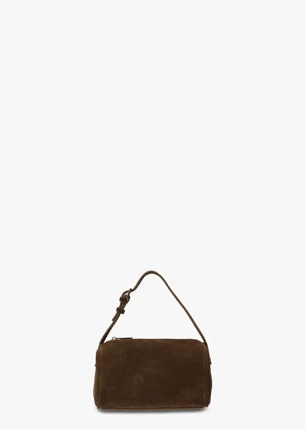 TONY BIANCO Desiree Handheld Bag In Leather With Silver Accents