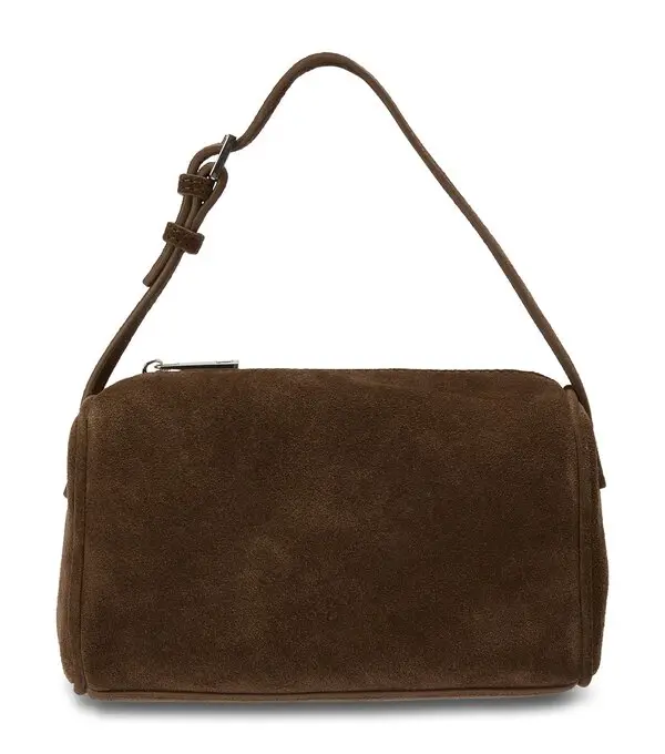 TONY BIANCO Desiree Handheld Bag In Leather With Silver Accents