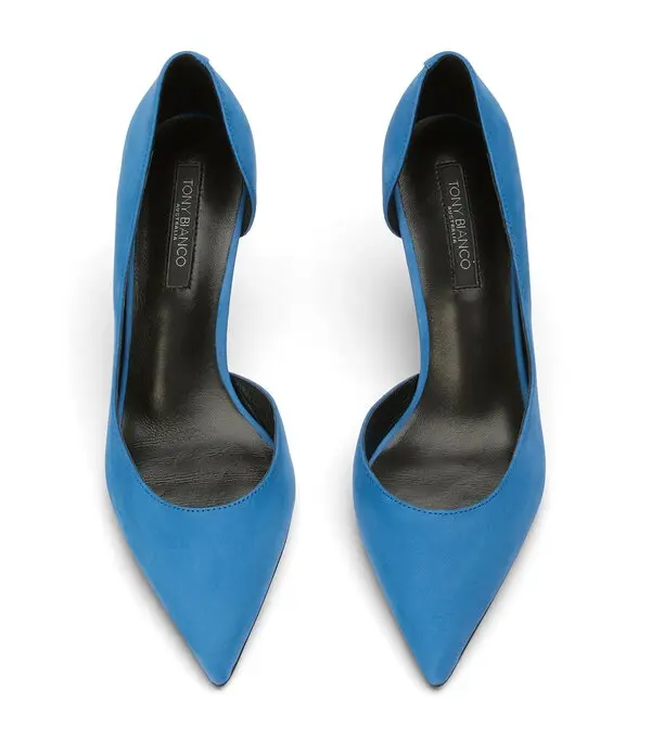 TONY BIANCO Paris Suede Pointed Toe Pumps