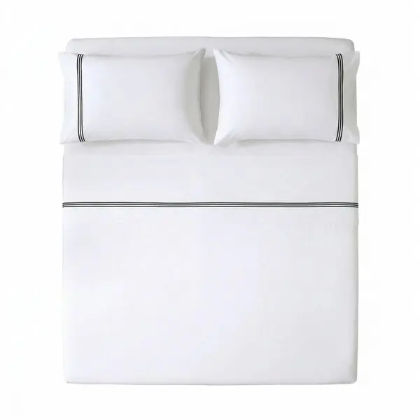 PURE PARIMA Triple Luxe Sateen Sheet Set - Black