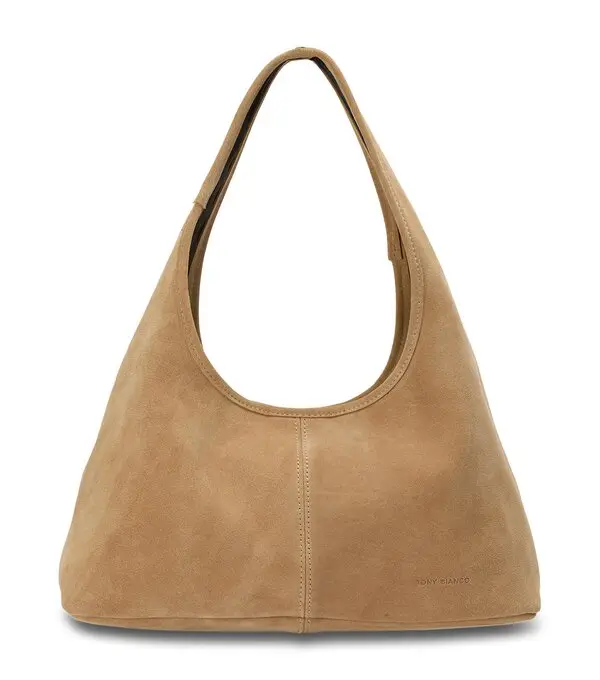 TONY BIANCO Lula Suede Shoulder Bag - Wheat Suede
