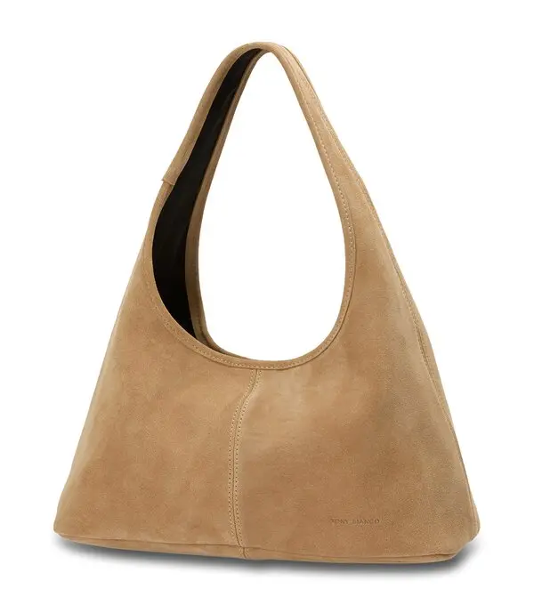 TONY BIANCO Lula Suede Shoulder Bag - Wheat Suede