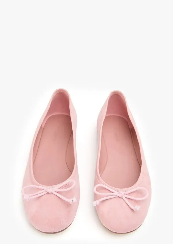 TONY BIANCO Comma Suede Ballet Flats