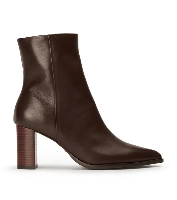 TONY BIANCO Phoenix Pointed Toe Ankle Boots With Block Heel