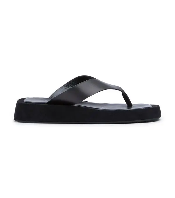 TONY BIANCO Ives Thong Sandals - Black Como