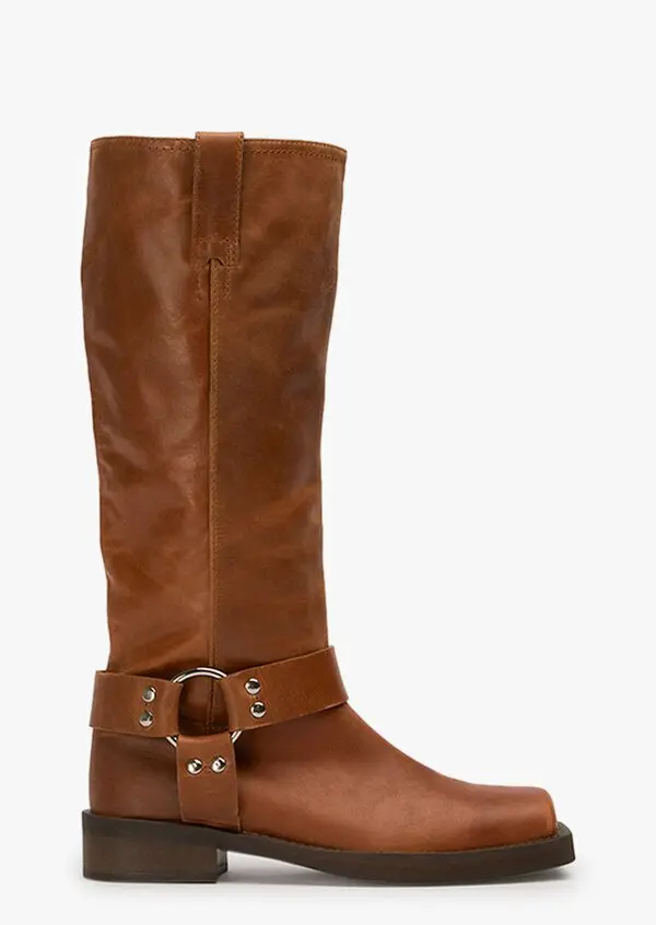 TONY BIANCO Biker Leather Boots
