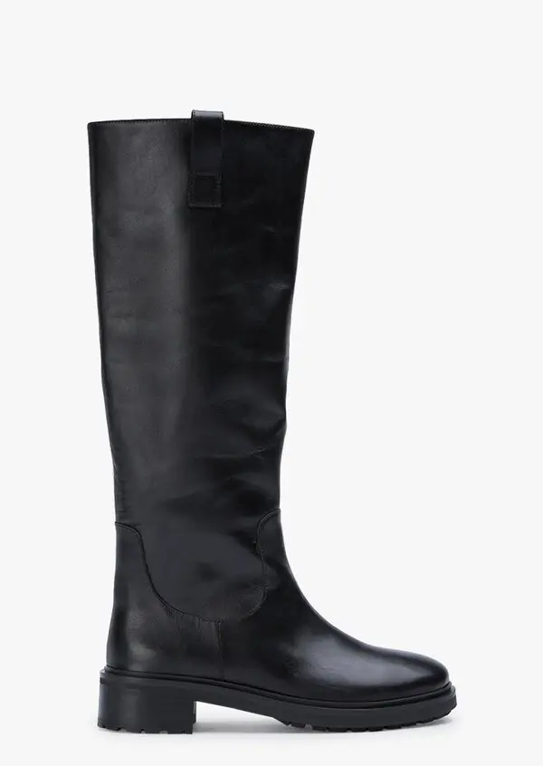 TONY BIANCO Hayes Knee High Boots - Black Como