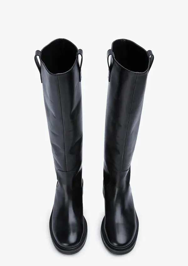 TONY BIANCO Hayes Knee High Boots - Black Como