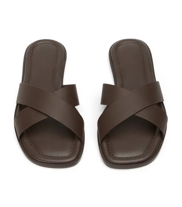 TONY BIANCO Maple Flat Leather Sandals