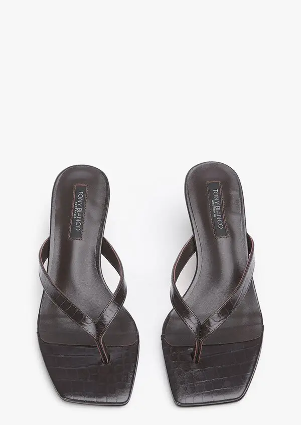 TONY BIANCO Topaz Leather Mule Sandal