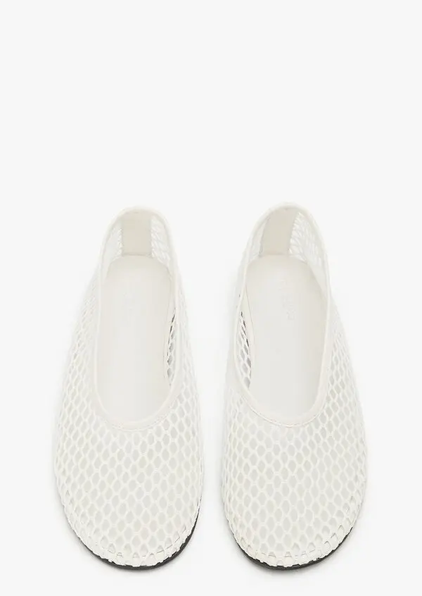 TONY BIANCO Mazey Flat Ballerinas With Mesh Detailing