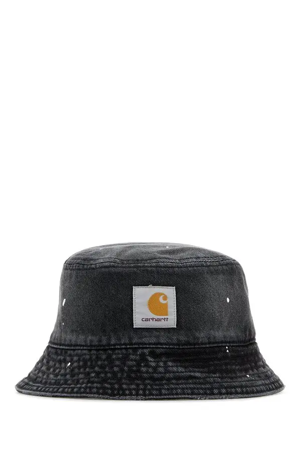 Carhartt Work In Progress Denim Bucket Hat - Black