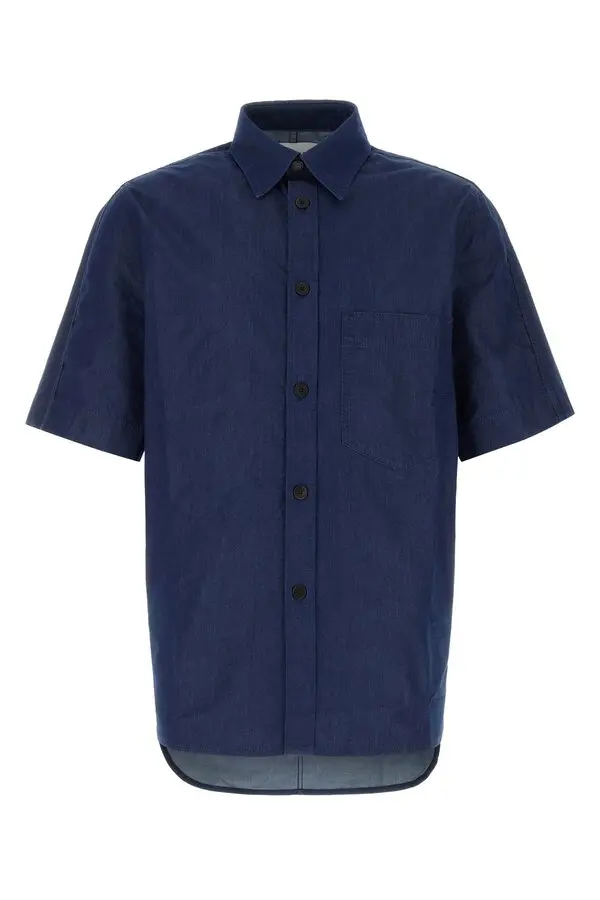 Givenchy Camicia In Chambray Blu