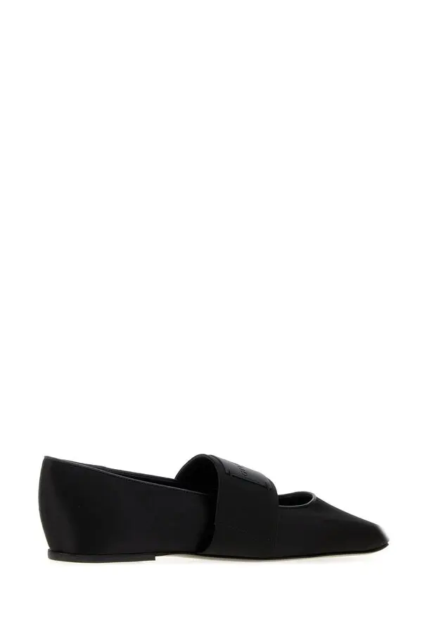 Givenchy Satin Sliced Square Ballerinas