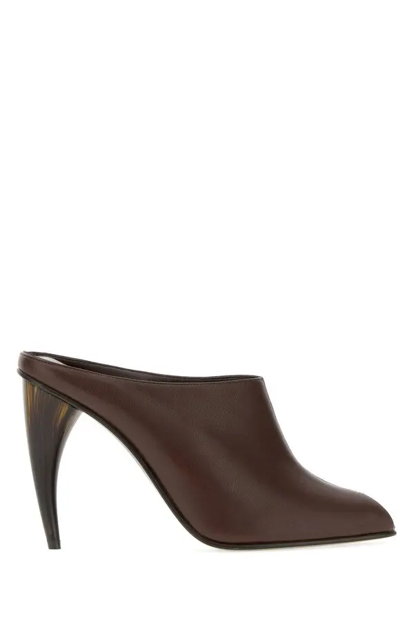 Alexander McQueen Leather Mules