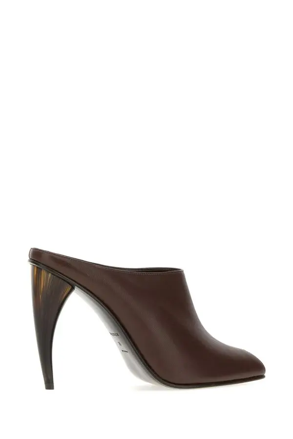 Alexander McQueen Leather Mules