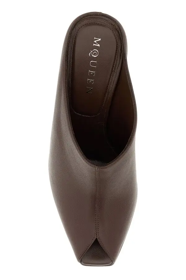 Alexander McQueen Leather Mules