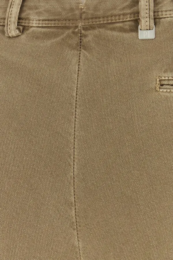 PT TORINO Stretch Cotton Tailored Trousers - Light Brown