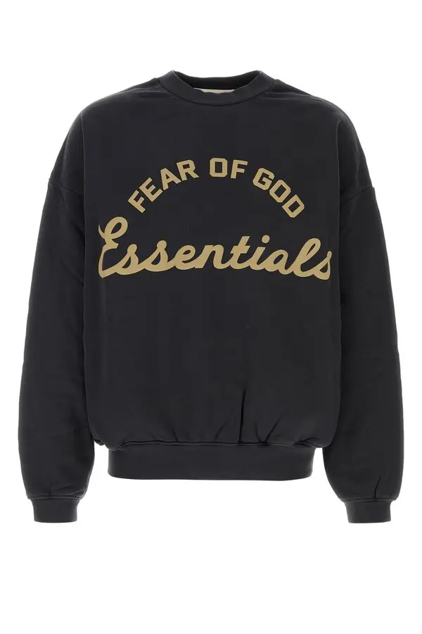 Fear Of God Oversize Cotton Sweatshirt With Logo Print