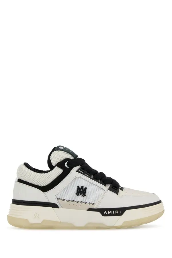 Amiri Two-tone Mesh And Leather Ma-1 Sneakers - White