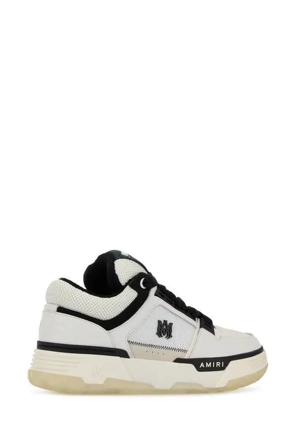 Amiri Two-tone Mesh And Leather Ma-1 Sneakers - White
