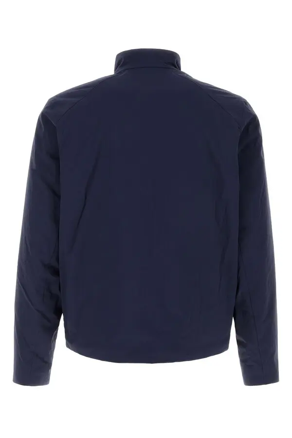 Veilance Stretch Nylon High Collar Zip-up Jacket - Blue