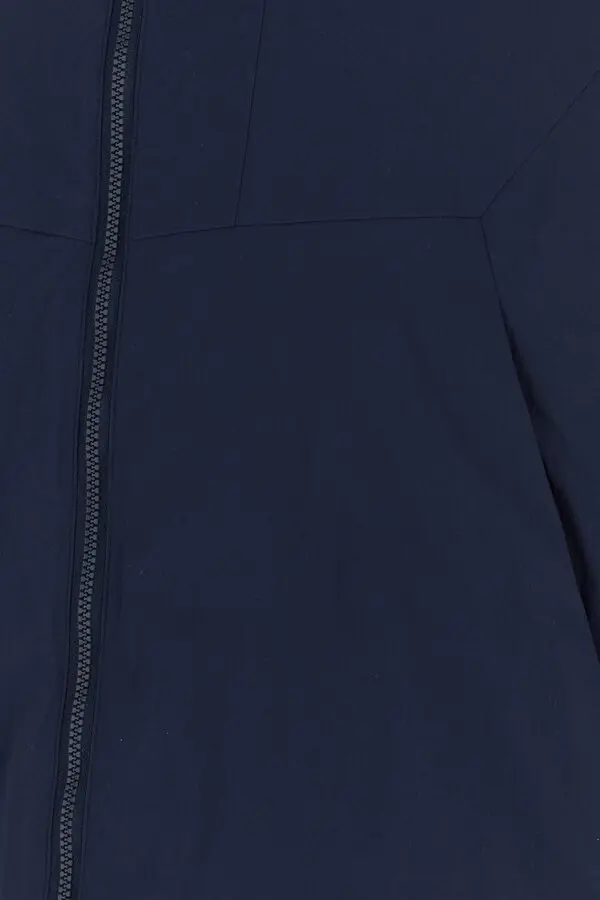 Veilance Stretch Nylon High Collar Zip-up Jacket - Blue