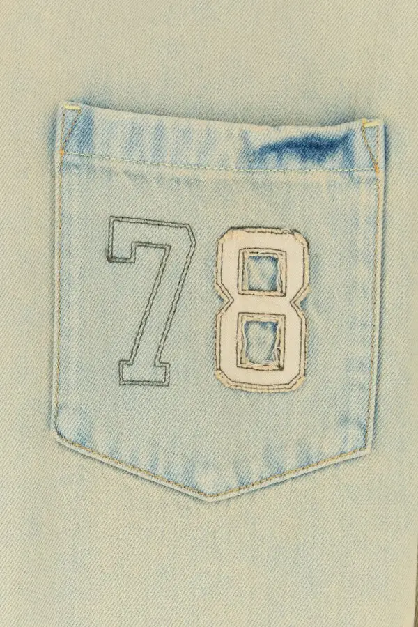 GOLDEN GOOSE Peter" Denim Jacket With "78" Motif